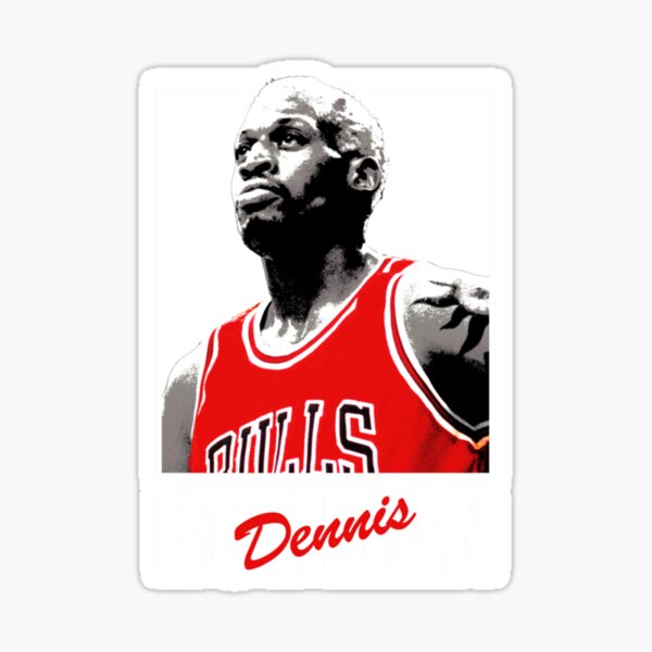 "Dennis Rodman Fan Art " Sticker for Sale by jessicashe9 | Redbubble
