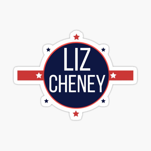 "LIZ CHENEY " Sticker for Sale by Wraptious | Redbubble