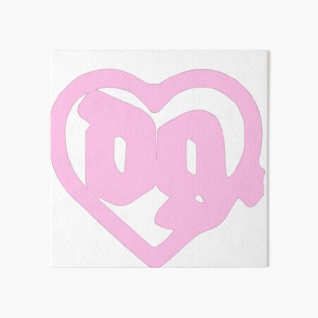 "pink drain gang love pill logo" Art Board Print for Sale by Wynters ...