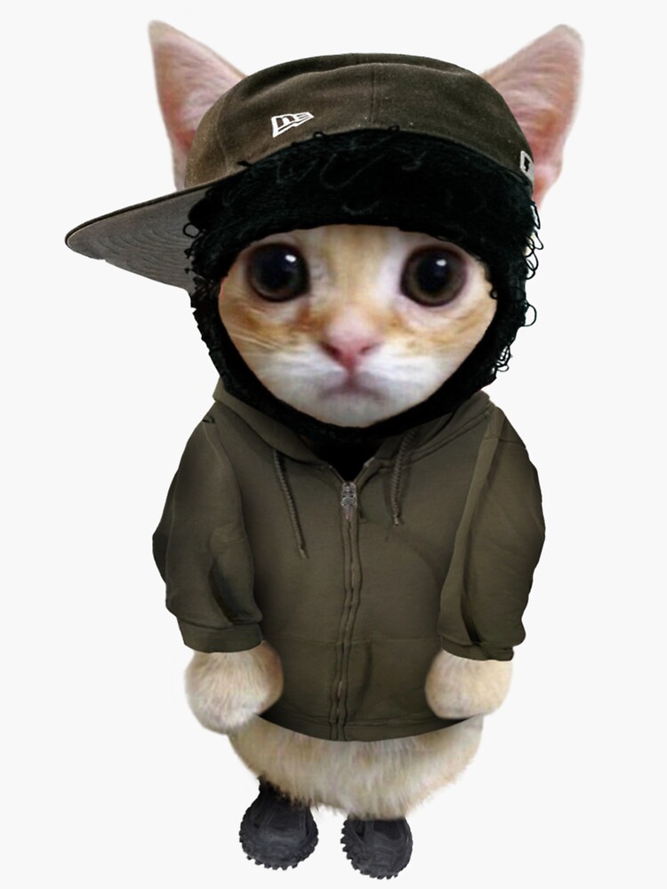 "Yeat Kitty " Sticker for Sale by AestheticStud | Redbubble