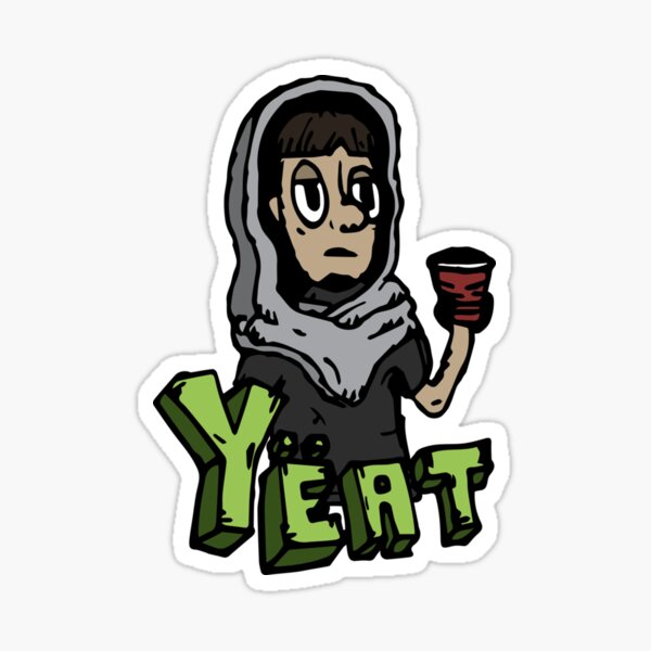 "yeat Sticker " Sticker for Sale by AestheticStud | Redbubble