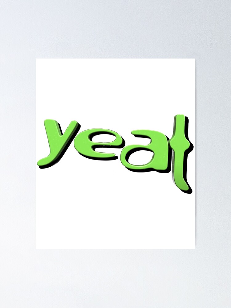 "yeat Sticker " Poster for Sale by AestheticStud | Redbubble