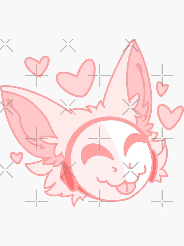 "Cute Pink Proto" Sticker for Sale by TheWitchsFlower | Redbubble