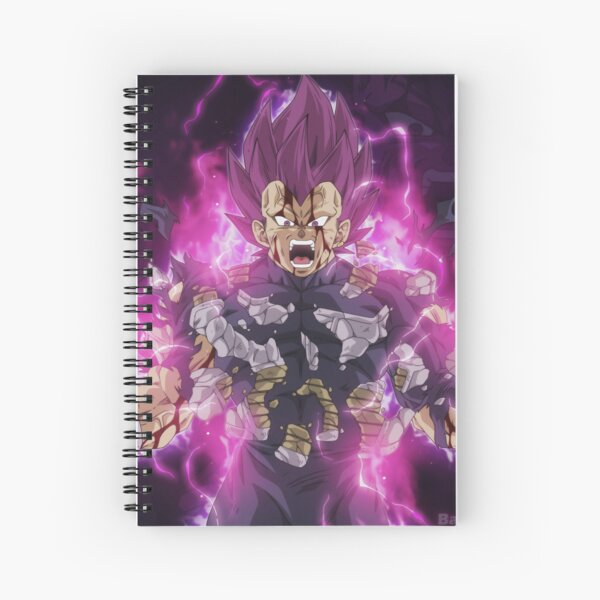 "Vegeta Ultra Ego" Spiral Notebook for Sale by BardockSonic | Redbubble