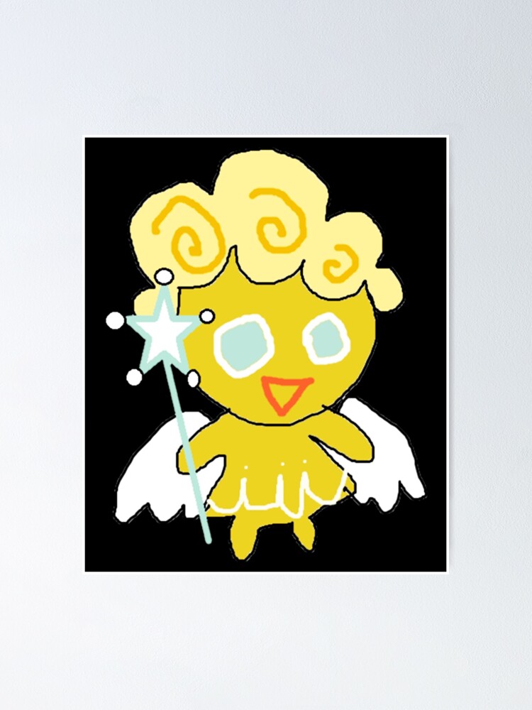 "ms paint cookie run angel cookie " Poster for Sale by CaronSShubham ...