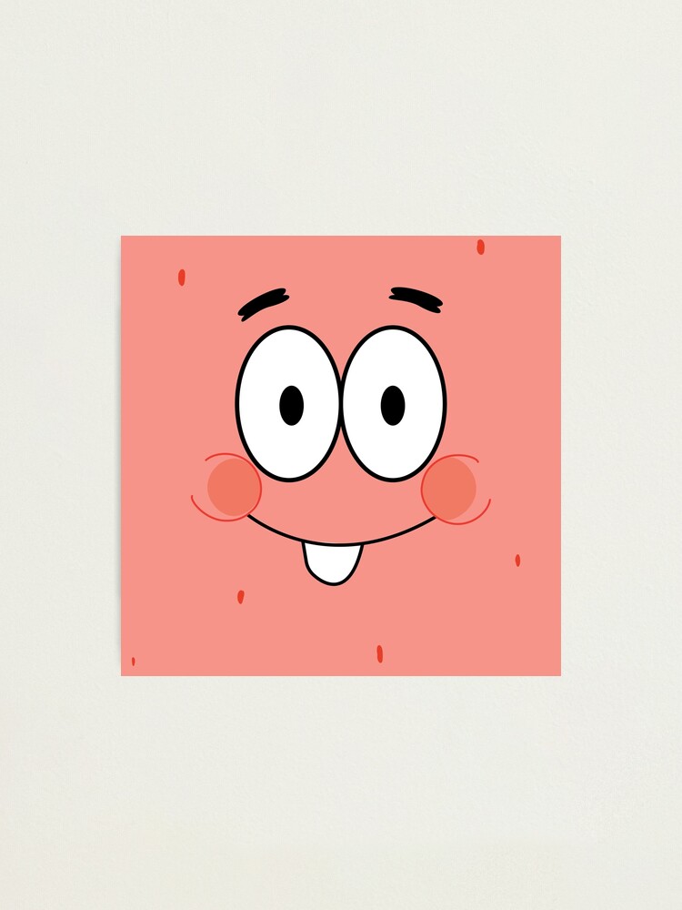 "Spongebob Patrick Star Funny Face " Photographic Print for Sale by ...