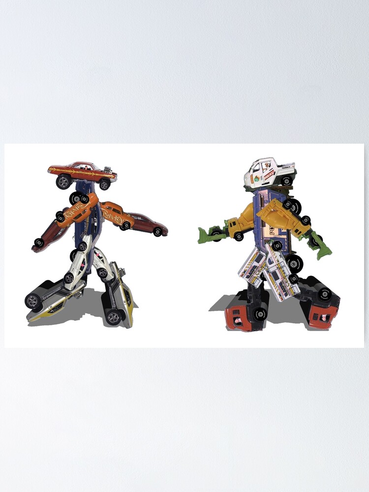 "CarBot vs TruckBot" Poster for Sale by TimmyUppetPlace | Redbubble