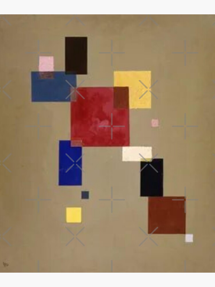 "Thirteen rectangles paiting of wassily kandinsky classic art " Sticker ...