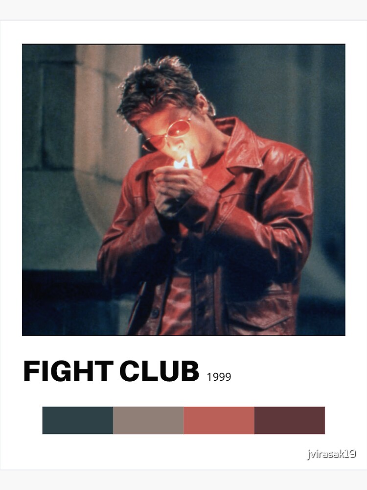 "Fight Club Color Palette Polaroid" Sticker for Sale by jvirasak19 ...