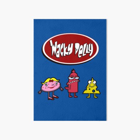 "Wacky Delly!" Art Board Print for Sale by robotghost | Redbubble