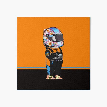"Mini Daniel Ricciardo Miami GP mclaren f1 2022" Art Board Print for ...