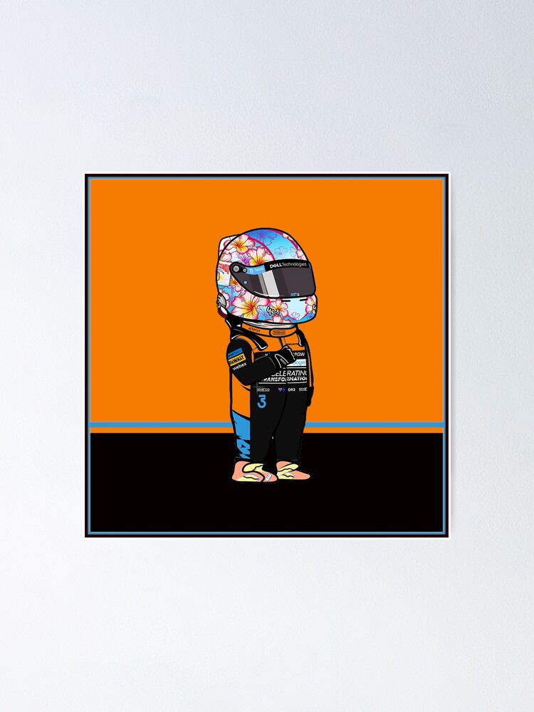 "Mini Daniel Ricciardo Miami GP mclaren f1 2022" Poster for Sale by ...