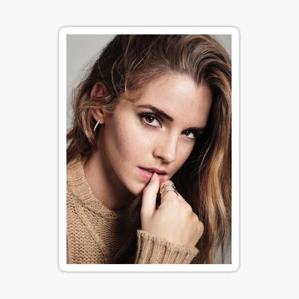 "Emma Watson - Poster " Sticker for Sale by gomespulteo | Redbubble