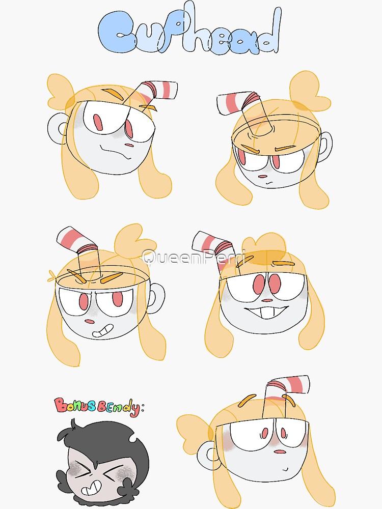 "Inky Mystery C Sticker Sheet (Medium Print Size Recommended) " Sticker ...