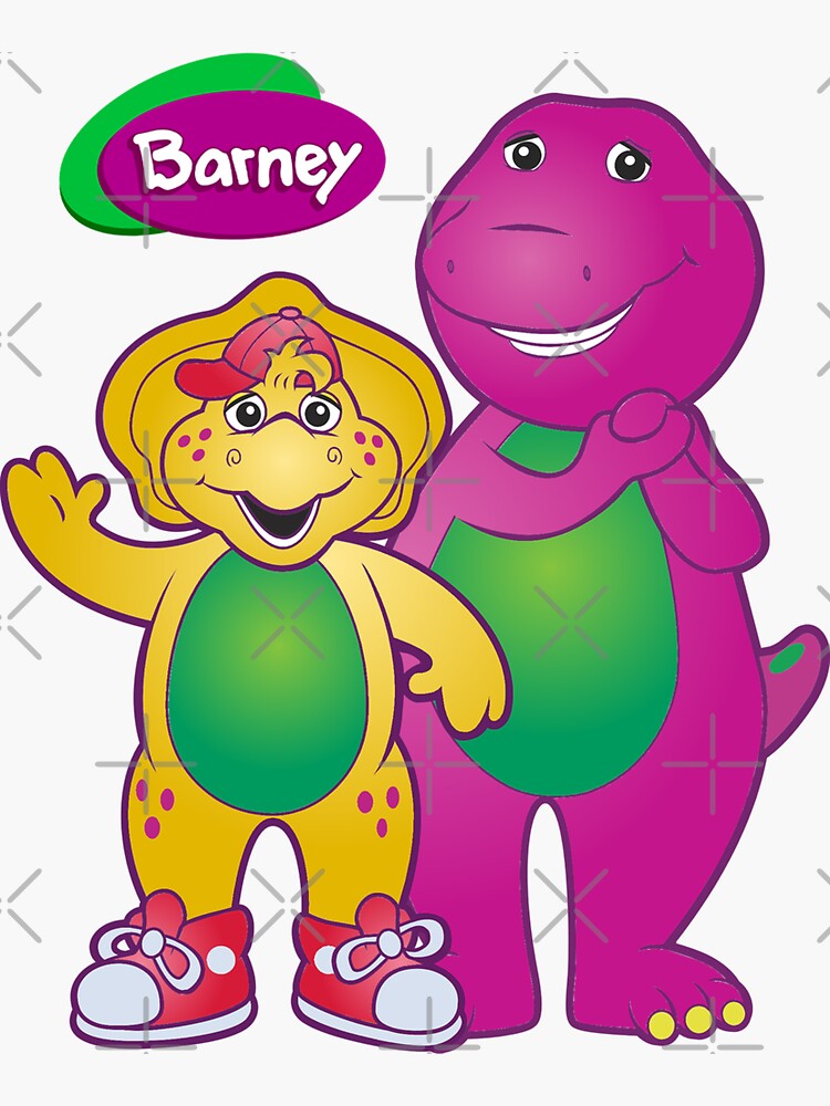 "Barney And Friends" Sticker for Sale by Fashion-Ciiity | Redbubble