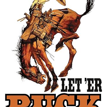 "Pendleton Oregon Let 'Er Buck" Art Board Print for Sale by jcalvinded ...