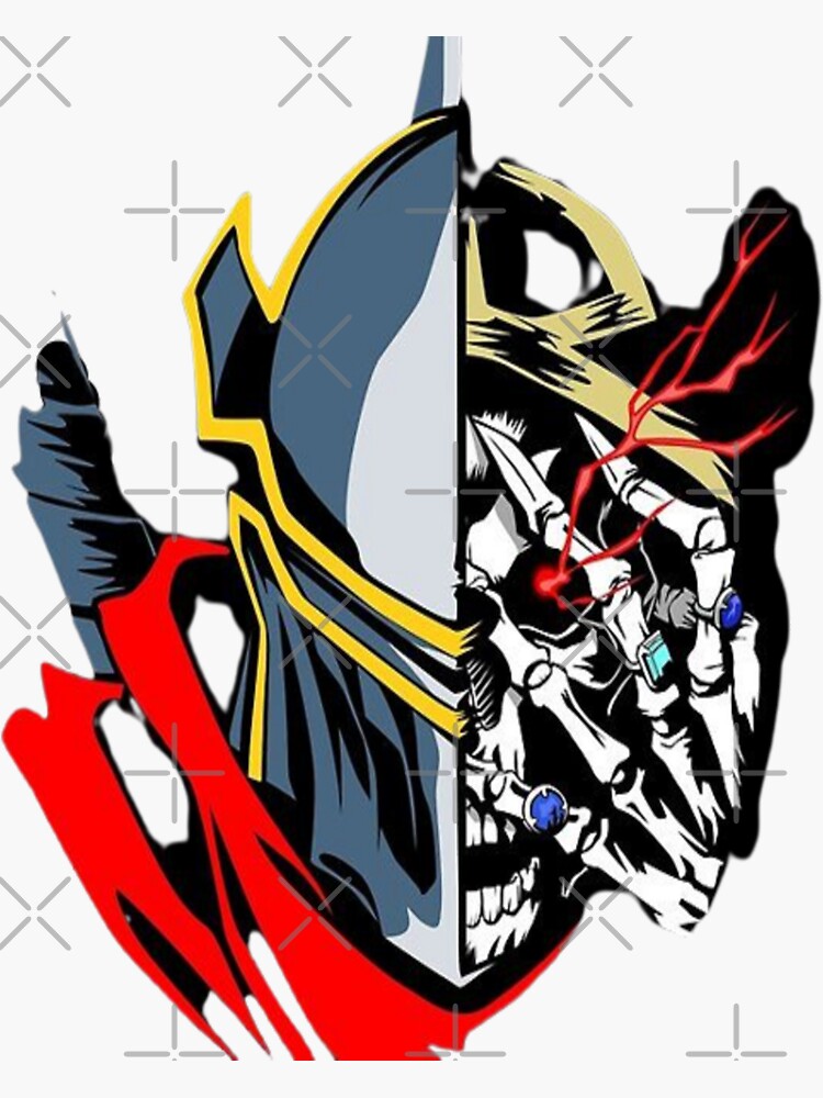 "Overlord - Momonga" Sticker for Sale by Nnevada | Redbubble