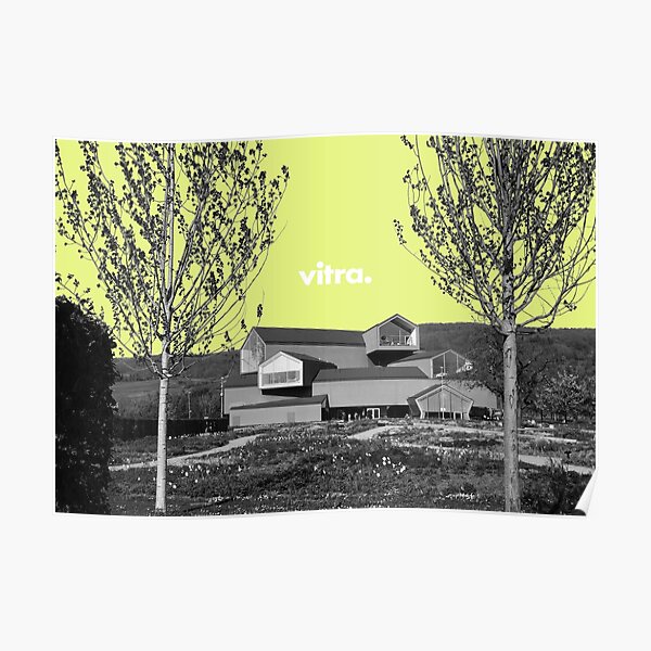 "Vitra House Design Museum" Poster for Sale by stefansop | Redbubble