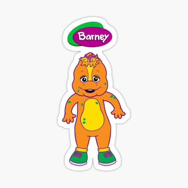 "Riff Character Of Barney And Friends" Sticker for Sale by Fashion ...
