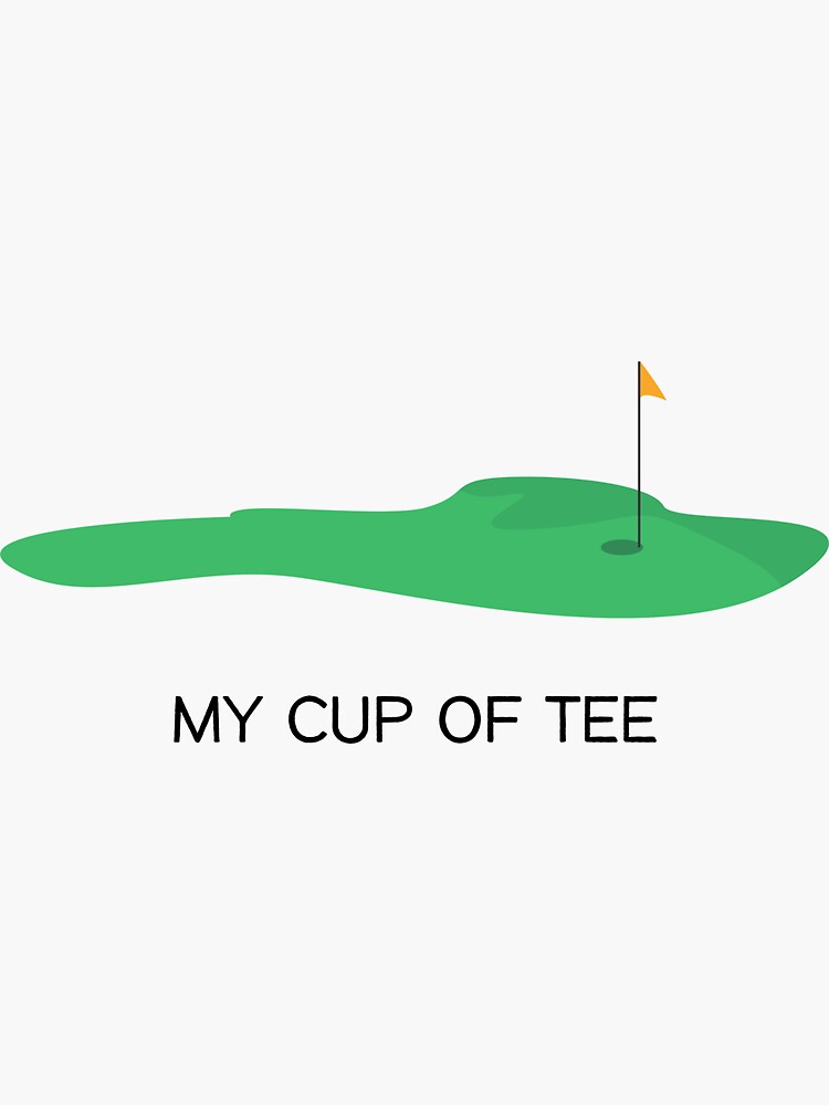 "Tee Time Golf" Sticker for Sale by DollarDollar | Redbubble