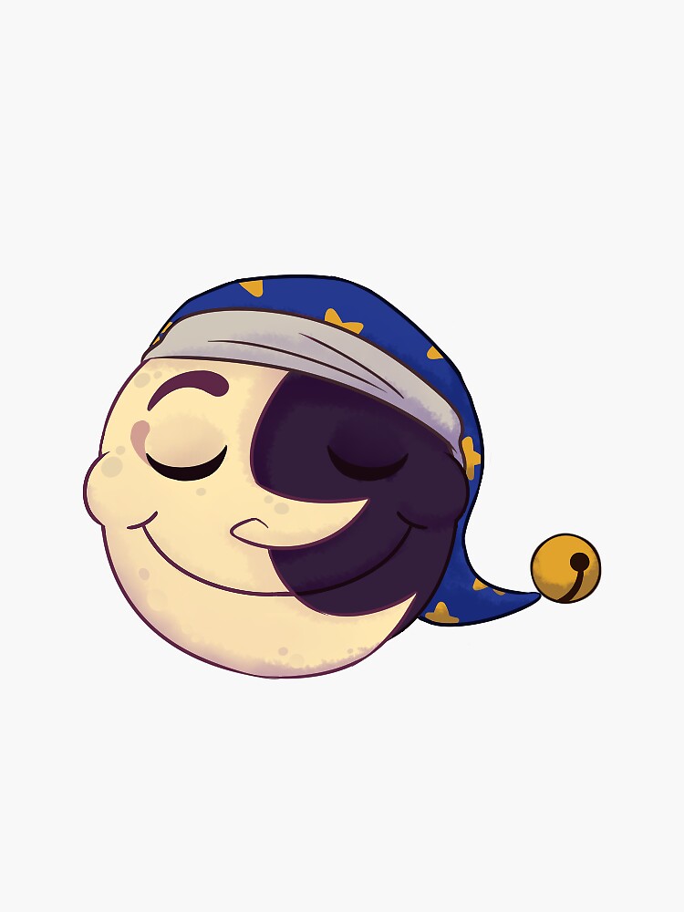 "Moon Security Breach" Sticker for Sale by OrchidAscension | Redbubble