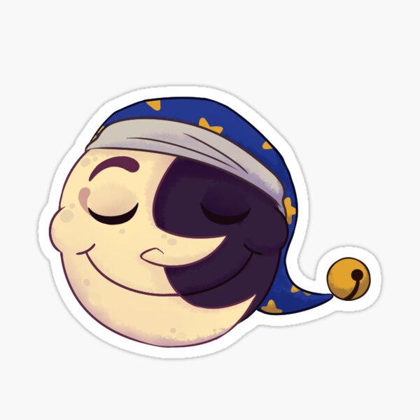 "Moon Security Breach" Sticker for Sale by OrchidAscension | Redbubble