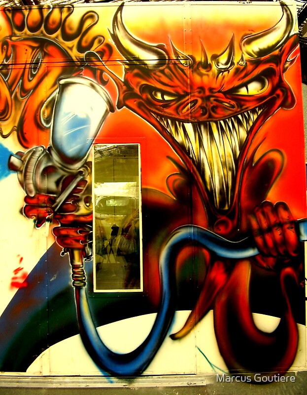 "Cheeky Devil" by Marcus Goutiere | Redbubble