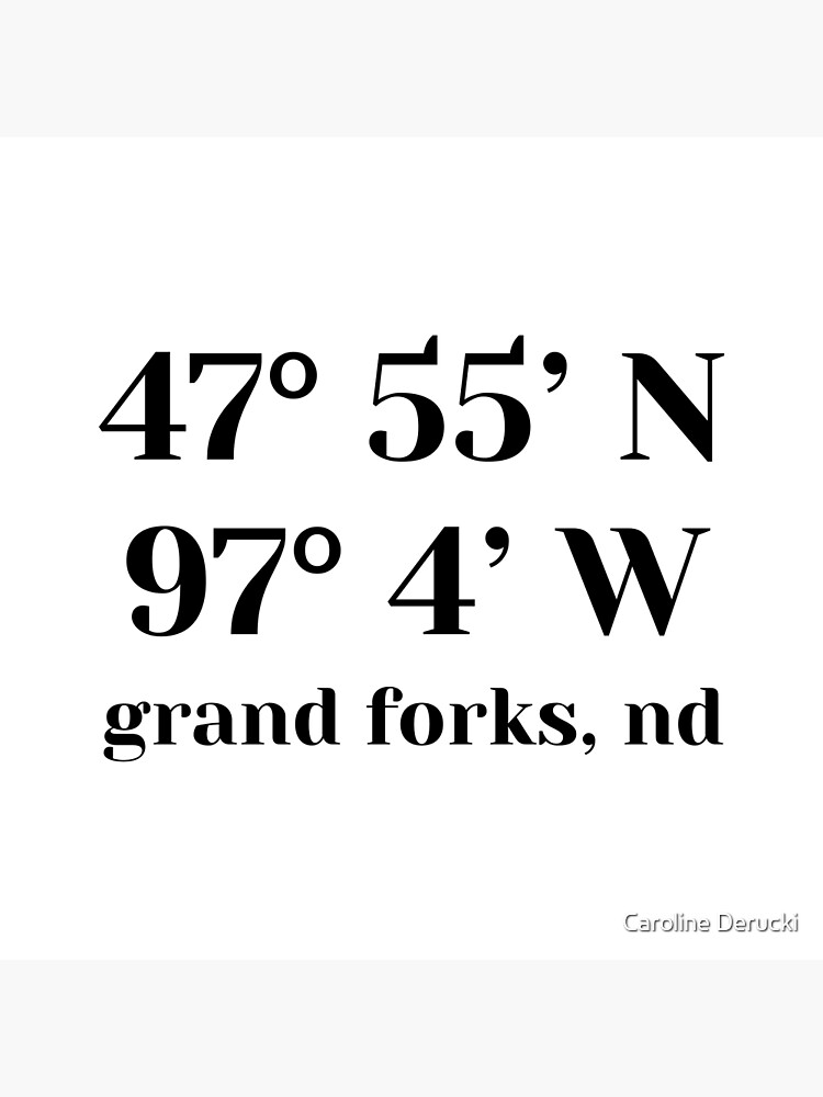 Map Coordinates Und Poster For Sale By Cederucki Redbubble