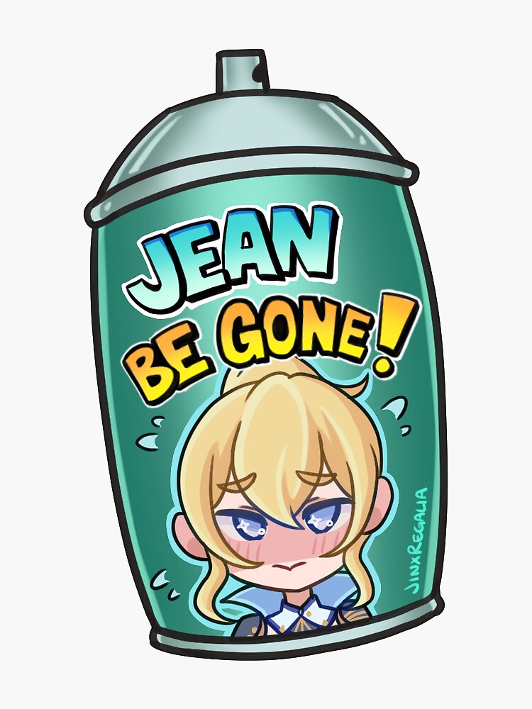 "50/50 Sticker: Jean" Sticker for Sale by jinxregalia | Redbubble