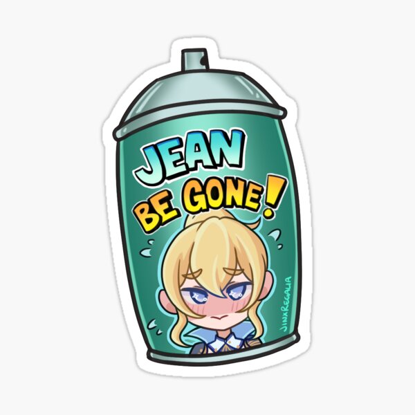 "50/50 Sticker: Jean" Sticker for Sale by jinxregalia | Redbubble