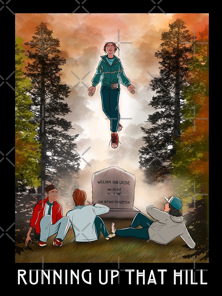 "Stranger things Last season 4 Running up that hill" Photographic Print ...