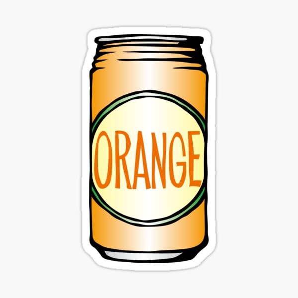 "Orange Juice Drink" Sticker for Sale by JustCoolShop | Redbubble