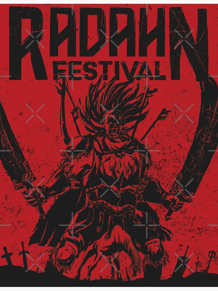 "Festival Radahn" Sticker for Sale by Lo-Ta | Redbubble