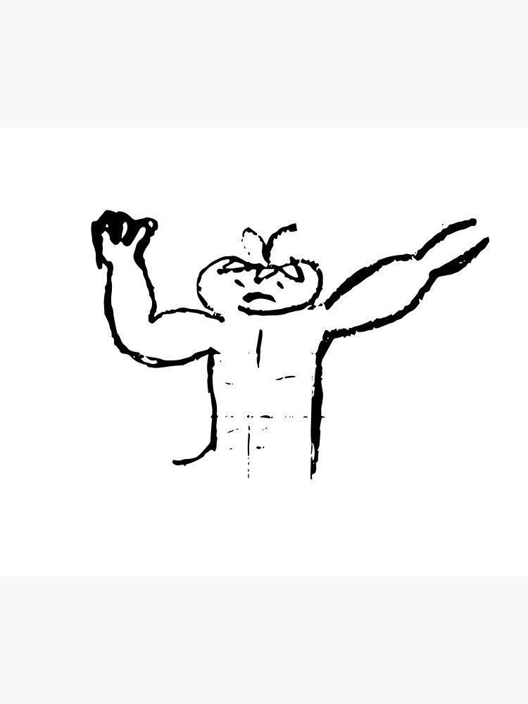 "strong tomato" Poster for Sale by TomatenSindGut | Redbubble
