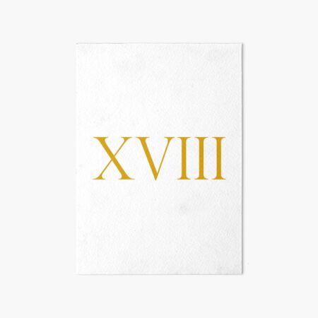 Lámina rígida «número romano 18 | Número romano XVIII | Números romanos ...