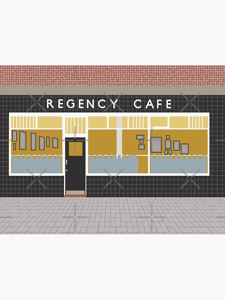 "Classic London Cafe - Regency Cafe - " Poster for Sale by waltzermitty ...