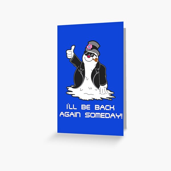 "Frosty the Terminator " Greeting Card by robotghost | Redbubble
