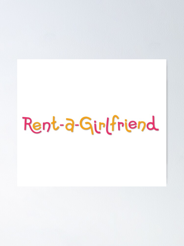 " Rent a GirlFriend Logo" Poster for Sale by Jen0v | Redbubble