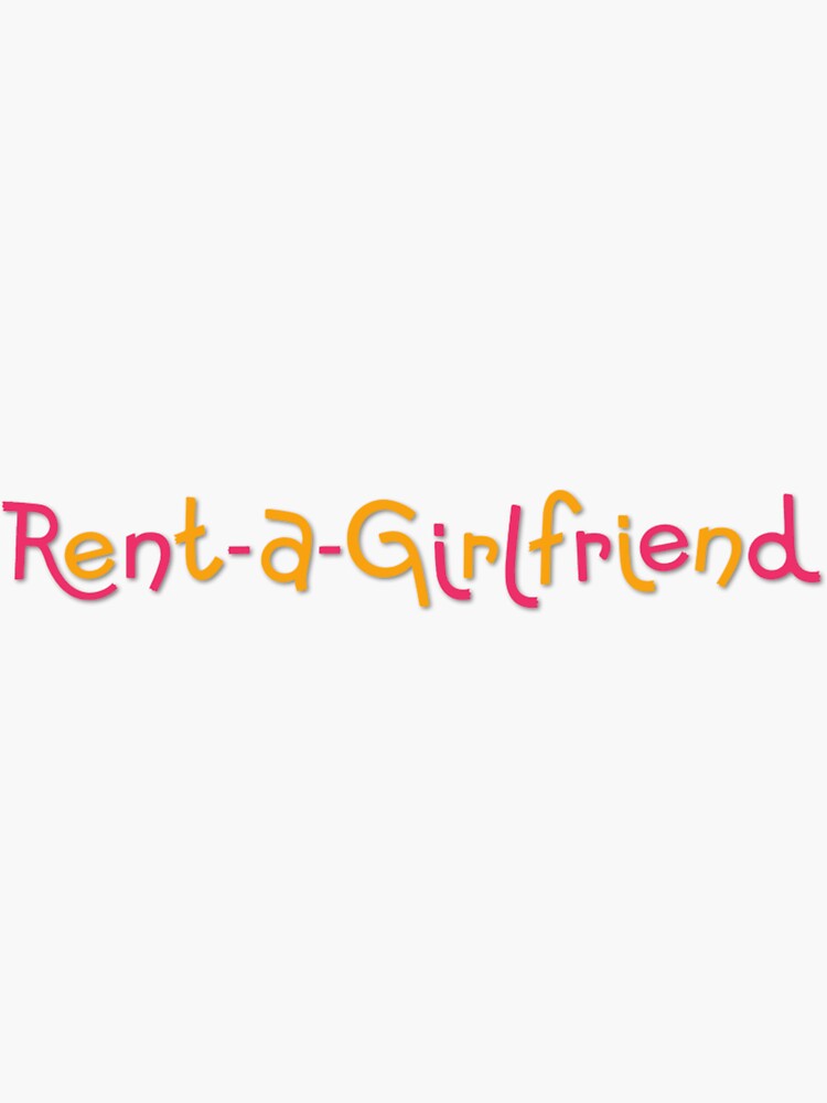 Pegatina « Rent a GirlFriend Logo» de Jen0v | Redbubble