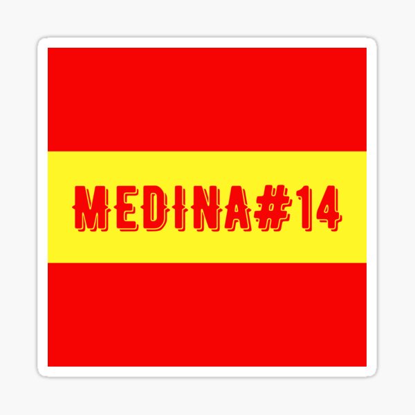 "FACUNDO MEDINA #14 MY TEAM RCL" Sticker for Sale by Jero-fan | Redbubble