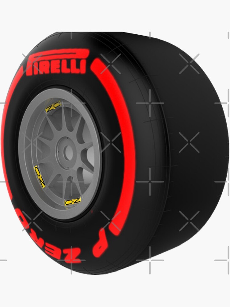 "Formula One Pirelli Soft Tire Sticker " Sticker for Sale by F1-Undone ...