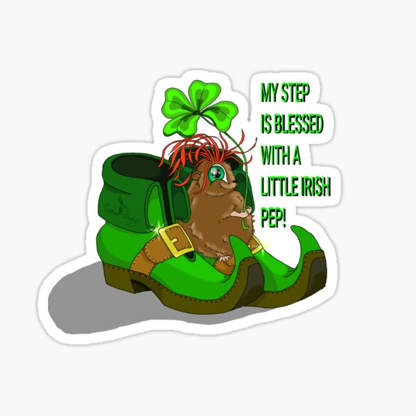 "Lucky Little Pep" Sticker for Sale by cameoivory | Redbubble
