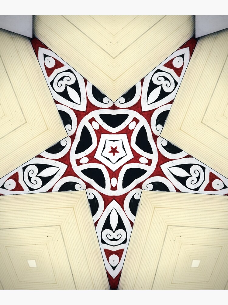 "Polynesian Styled Star - Exotic Oriental Design" Poster for Sale by ...