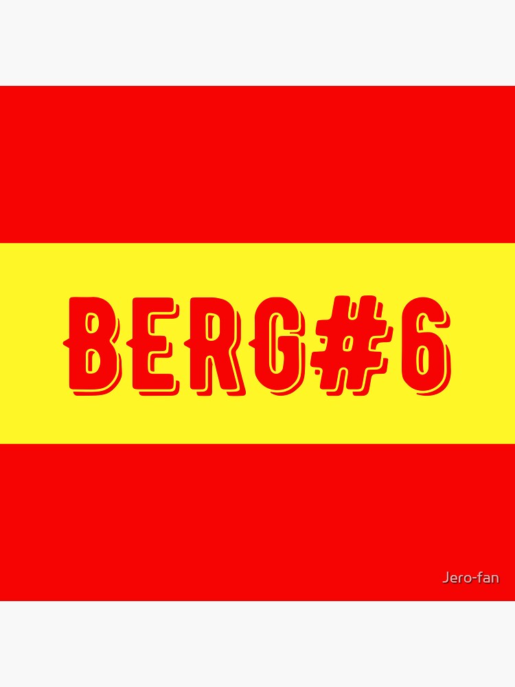 "patrick Berg #6 my RCL team" Sticker for Sale by Jero-fan | Redbubble