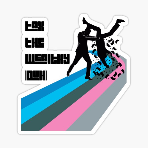 "Wealth Inequality" Sticker for Sale by Finnatees | Redbubble
