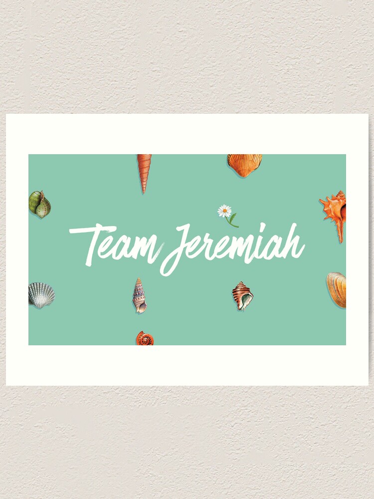"Team Jeremiah - The Summer I Turned Pretty Sticker" Art Print for Sale ...