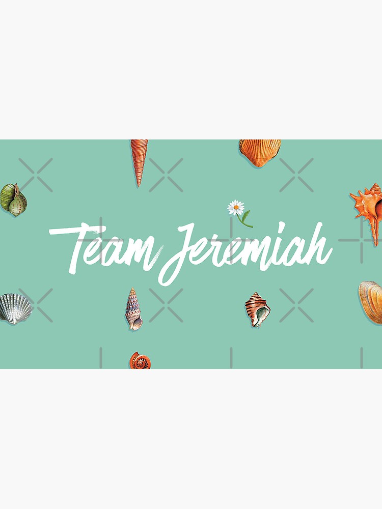 "Team Jeremiah - The Summer I Turned Pretty Sticker" Art Print for Sale ...