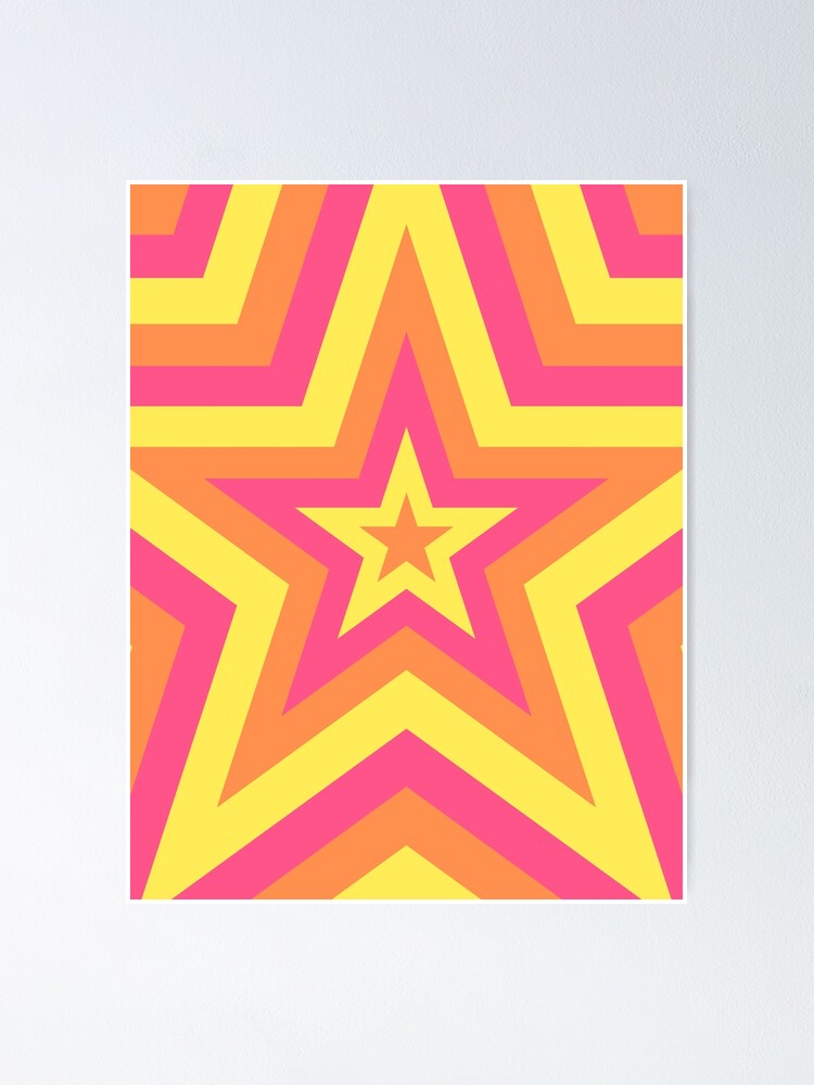 "Colourful Bursting Stars" Poster for Sale by LUCKY--13 | Redbubble