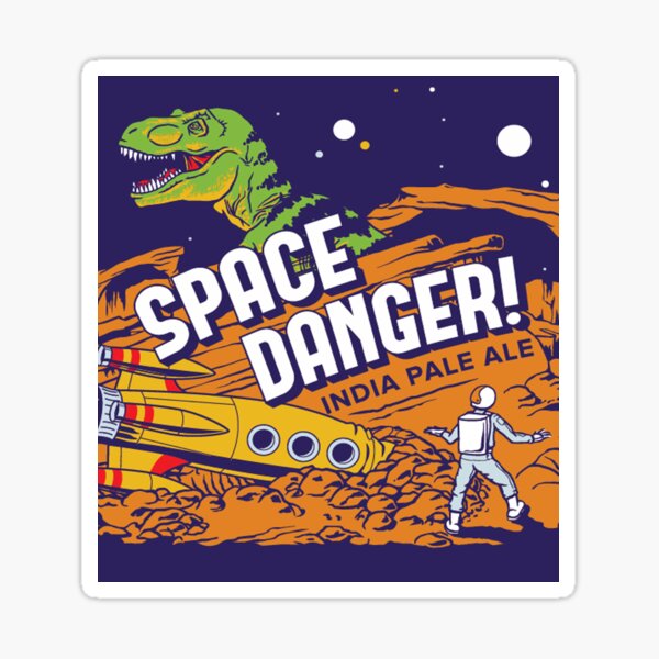 "Space Ranger IPA" Sticker for Sale by ConstantinoTees | Redbubble