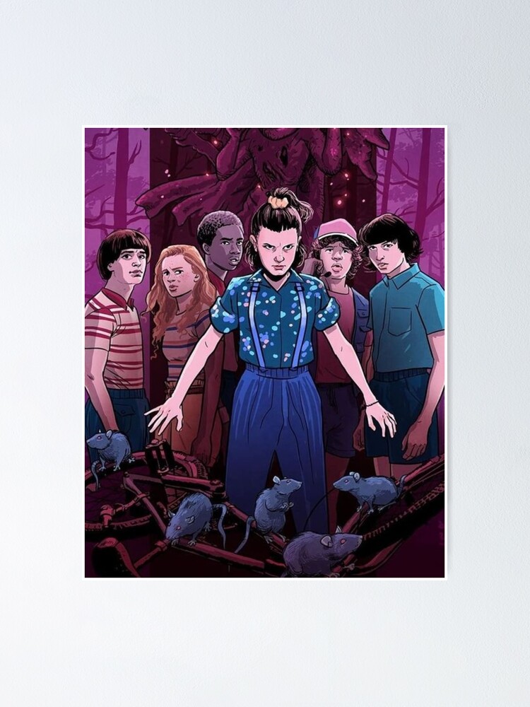 "Stranger things Mike" Poster for Sale by NitkoBitnni | Redbubble